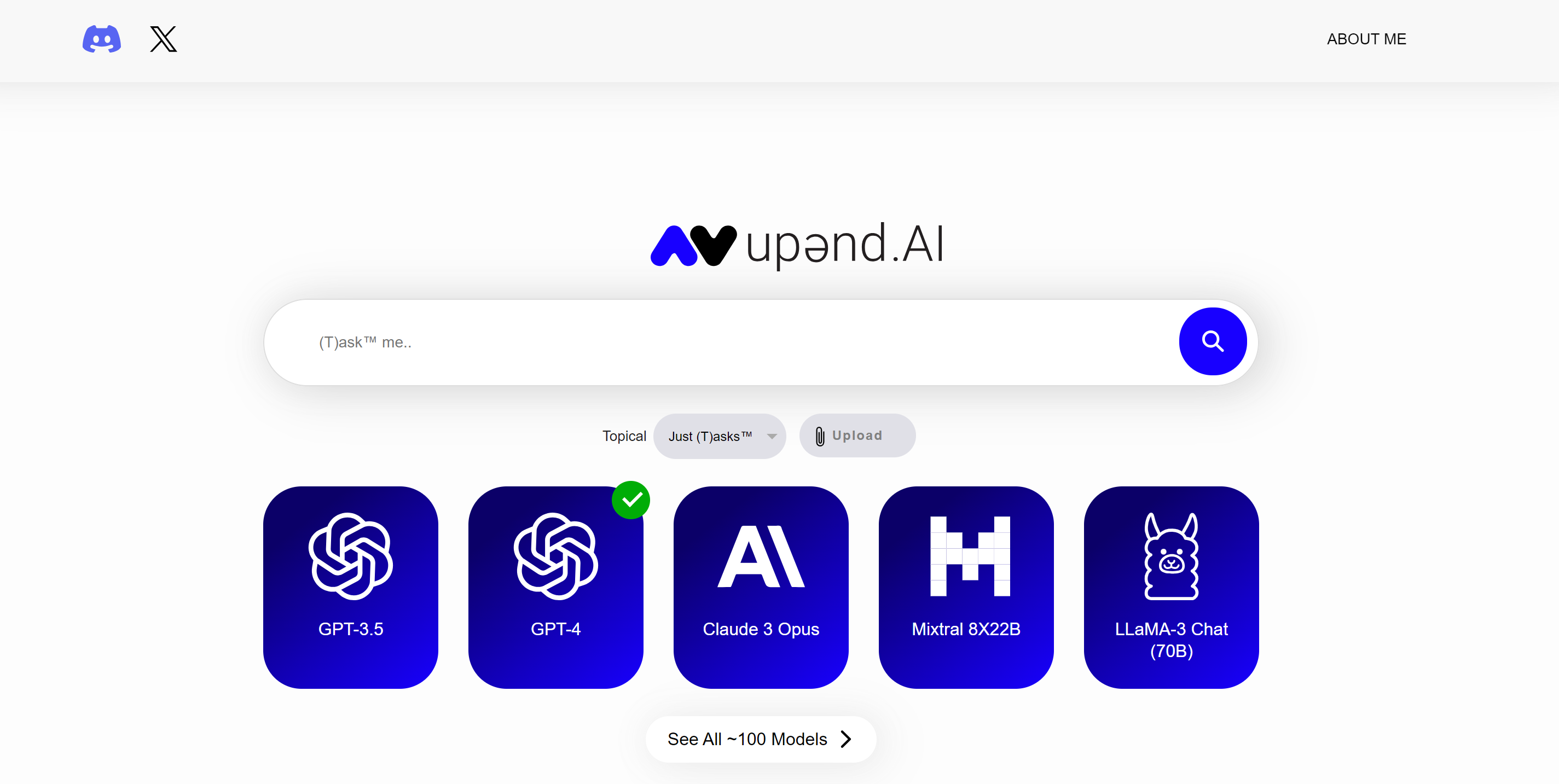 ChatGPT Alternative | Upend.AI - Your AI powered assistant, copilot ...
